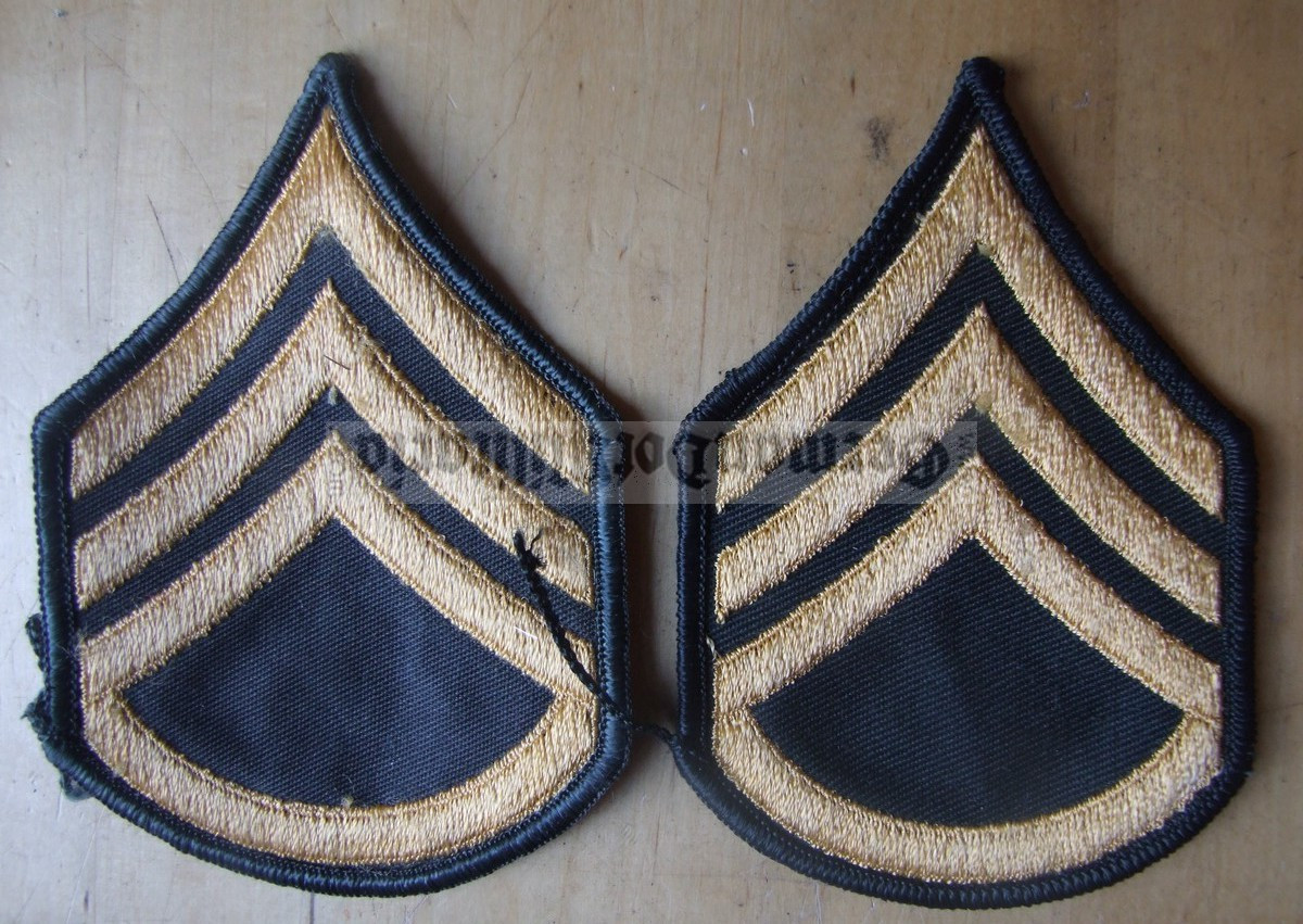 wh040 - Staff Sergeant (SSG) US Army uniform rank patches ...