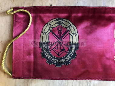 oo447 - c1980 original GST flag banner award streamer - 22" long ...