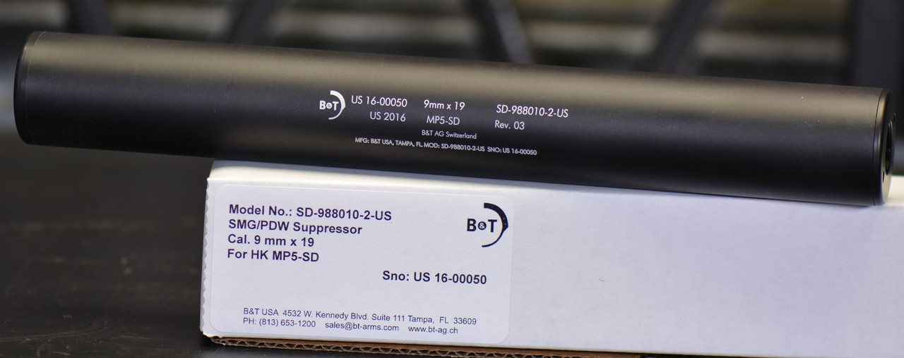 B&T Heckler & Koch MP5SD 9mm Sound Suppressor