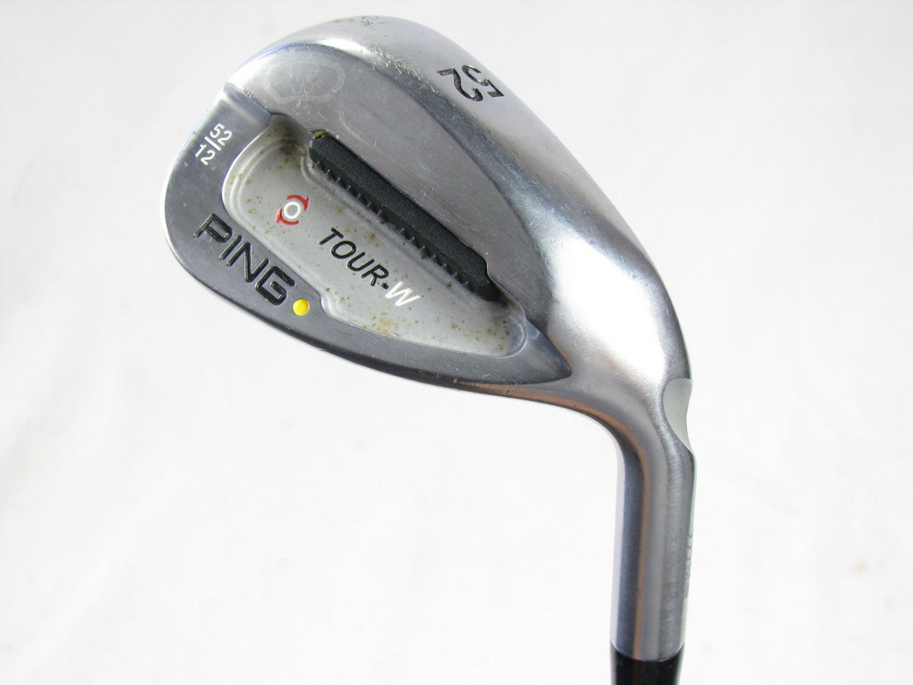 Ping Tour-W Brushed Silver YELLOW DOT 52* Gap Wedge 52-12 w/ Steel S300 ...
