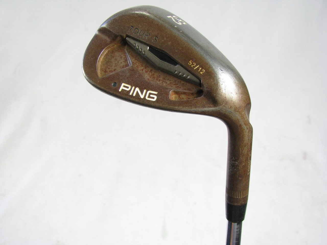 Ping Tour-S Rustique BLACK DOT 52* Gap Wedge 52-12 w/ KBS Tour Stiff ...