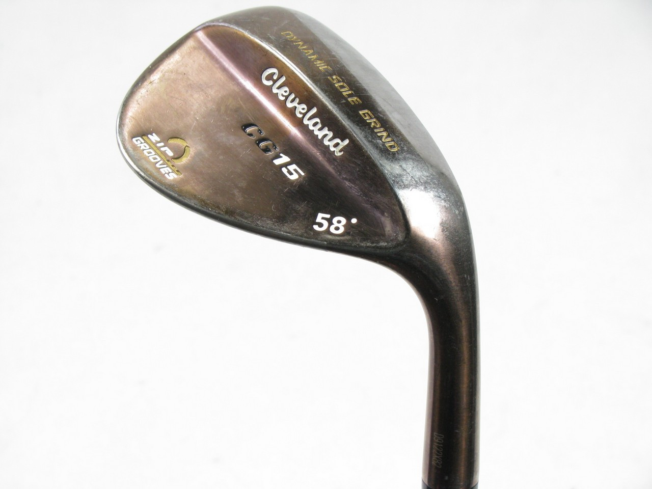 Cleveland CG15 Oil Quench Zip Grooves Lob Wedge 58 degree w/ Steel (Out ...