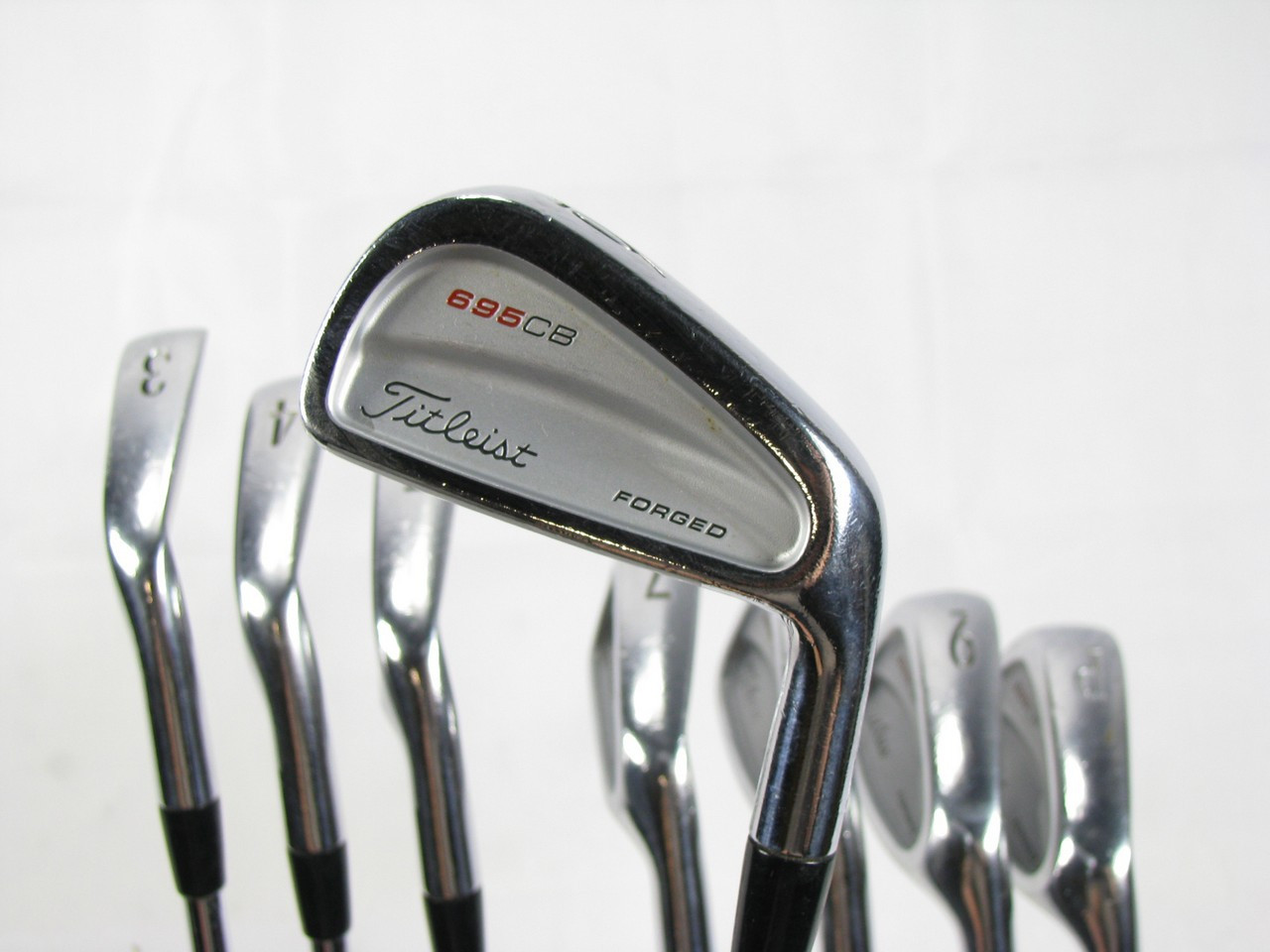 Titleist 695 CB iron set 3-PW w/ Steel Dynamic Gold S300 Stiff +1/4 ...