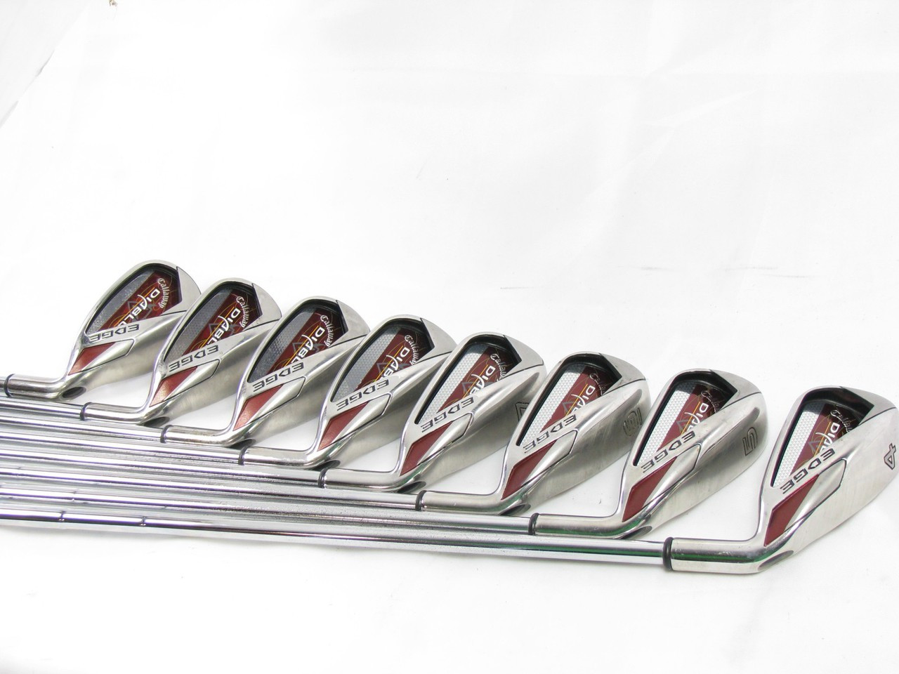 Callaway Diablo Edge Iron Set 4-PW+AW w/ Factory Steel Uniflex (Out of ...