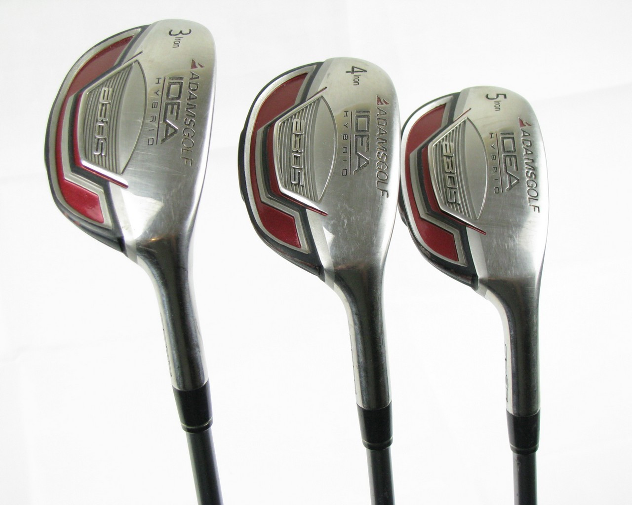 Set of Adams Idea A3OS Hybrids #3, #4, #5 w/ ProLaunch Platinum Stiff ...