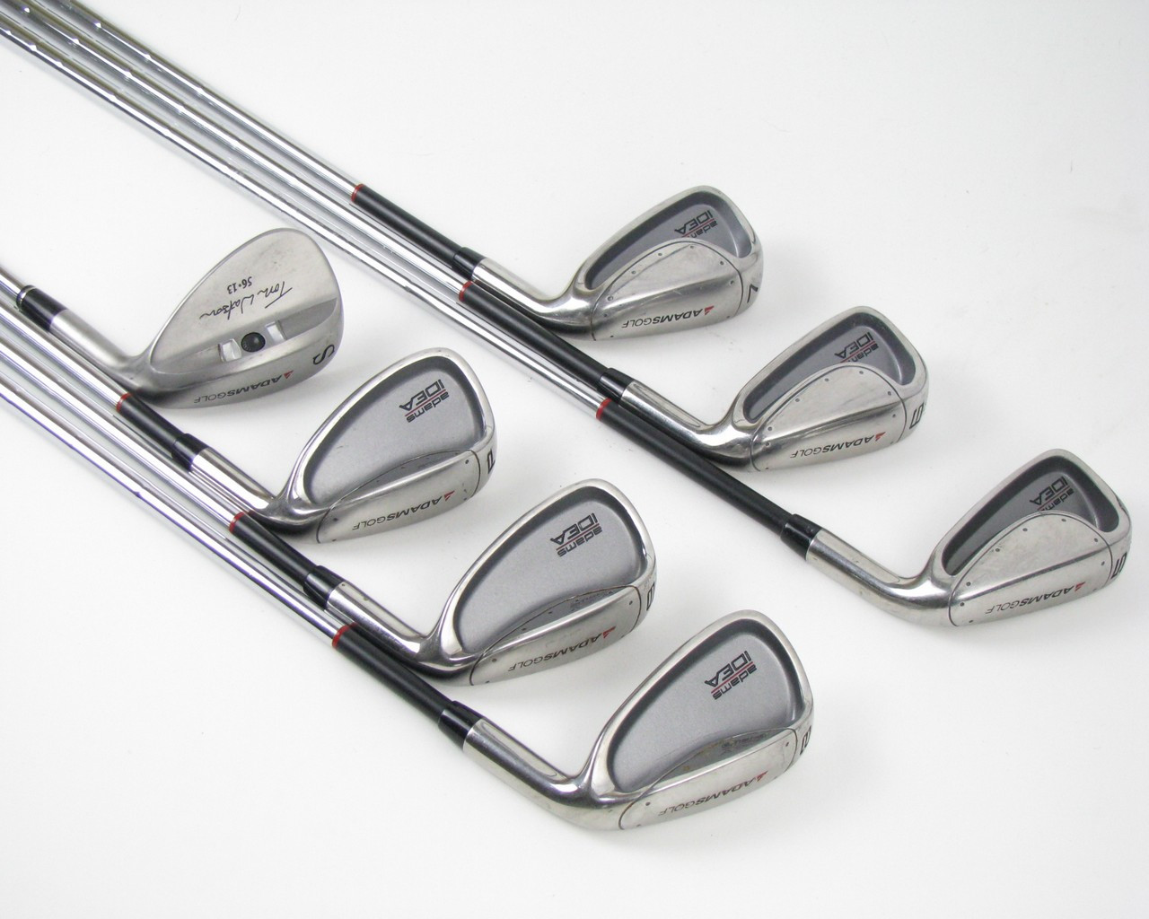 Adams Idea Iron Set 5-PW+SW w/ Steel GT Graphite Tip Shaft Regular +1 ...