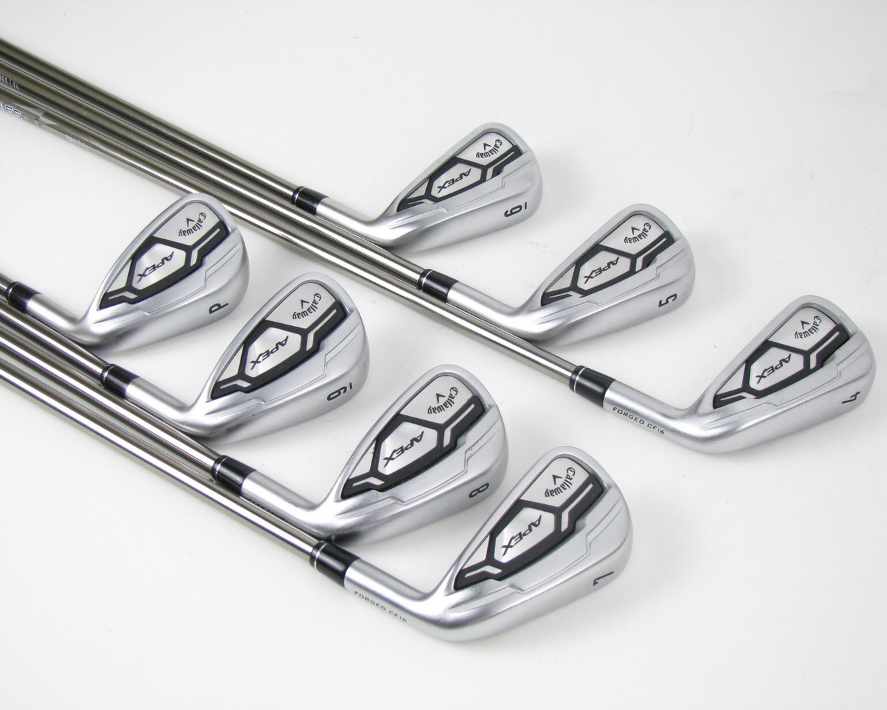 Callaway Apex CF16 Forged iron set 4-PW w/ UST Mamiya Recoil 780 ES F4 ...