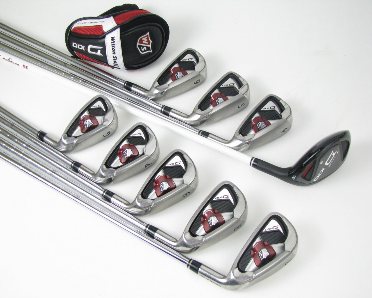 Wilson Staff D-100 iron set 3h, 4-PW+GW w/ Steel SL 85 Regular (Out of ...