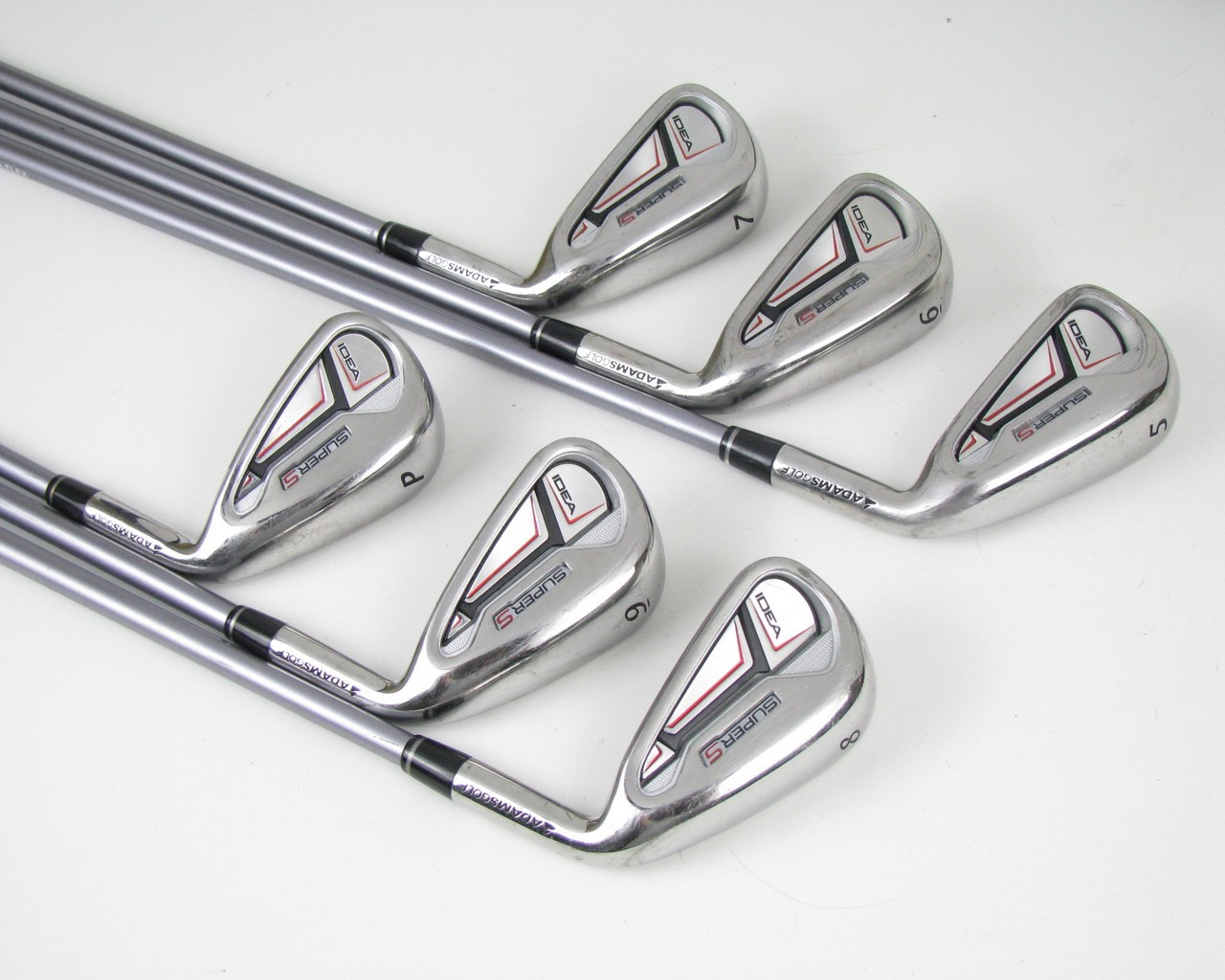 Adams Idea Super S iron set 5-PW w/ Graphite Matrix Kujoh Stiff (Out of ...