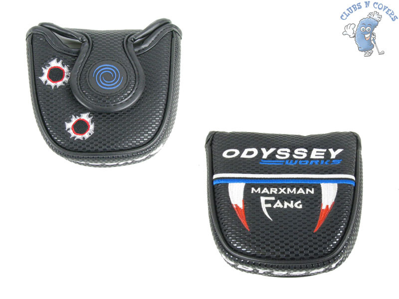 NEW Odyssey Works Marxman Fang Putter Headcover MAGNETIC - Clubs n ...