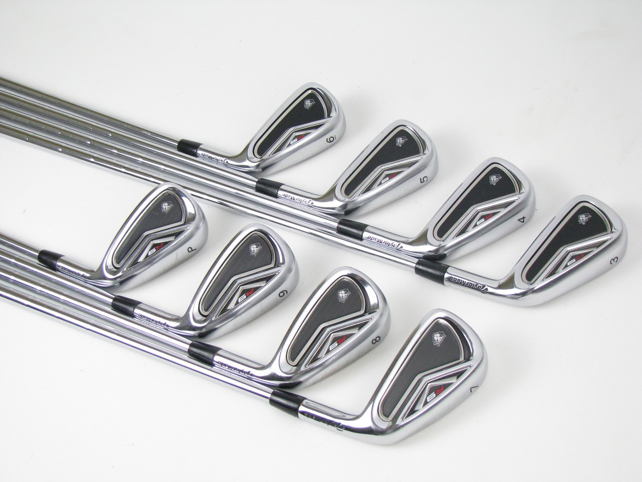 TOUR ISSUE TaylorMade r9 TP iron set 3-PW + STAMP w/ KBS Tour X-Flex ...