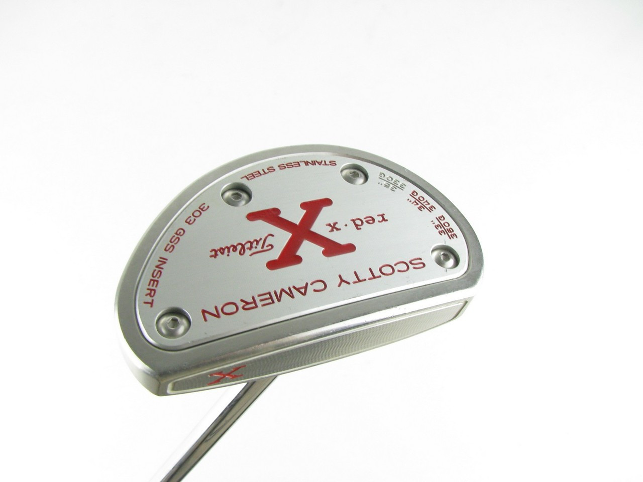 Scotty Cameron Titleist Red X2 303 GSS 3 Dot Putter 35" 330g (Out of ...