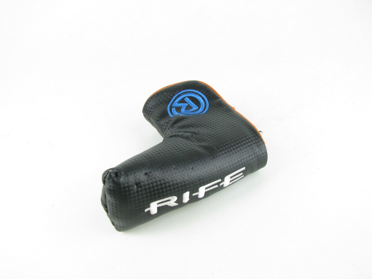 Guerin Rife Putter Headcover BLACK/ORANGE - Clubs n Covers Golf