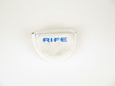Guerin Rife MALLET Putter Headcover WHITE - Clubs n Covers Golf