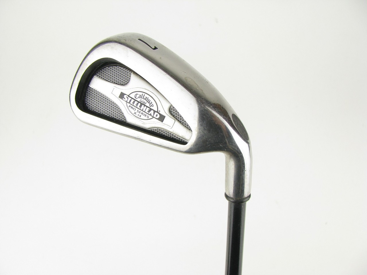 Callaway X-14 Steelhead Pro Series 7 iron w/ Graphite ASD 2.5 Regular ...