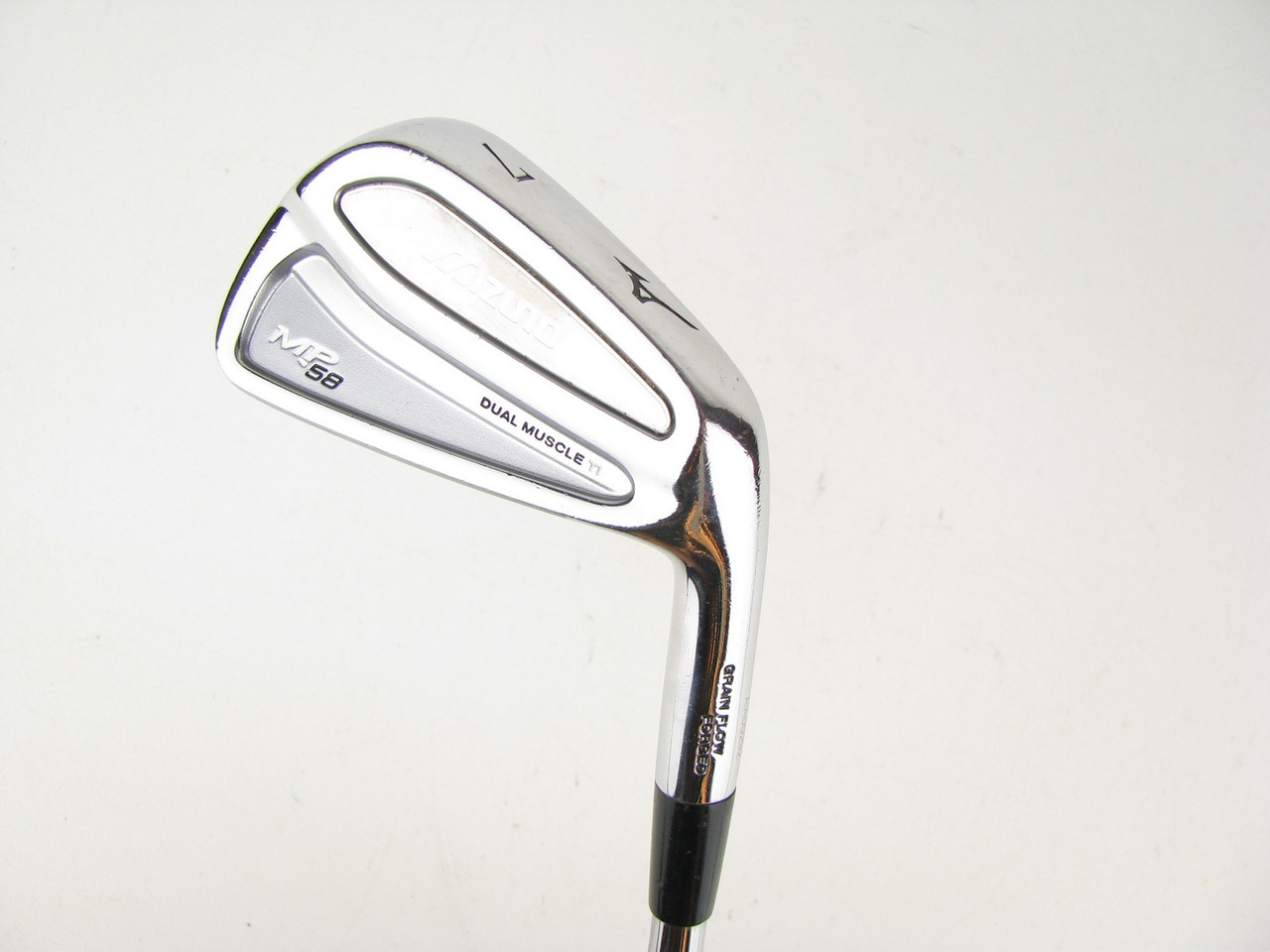 Mizuno MP-58 Forged 7 iron w/ Steel S300 Stiff (Out of Stock) - Clubs n ...