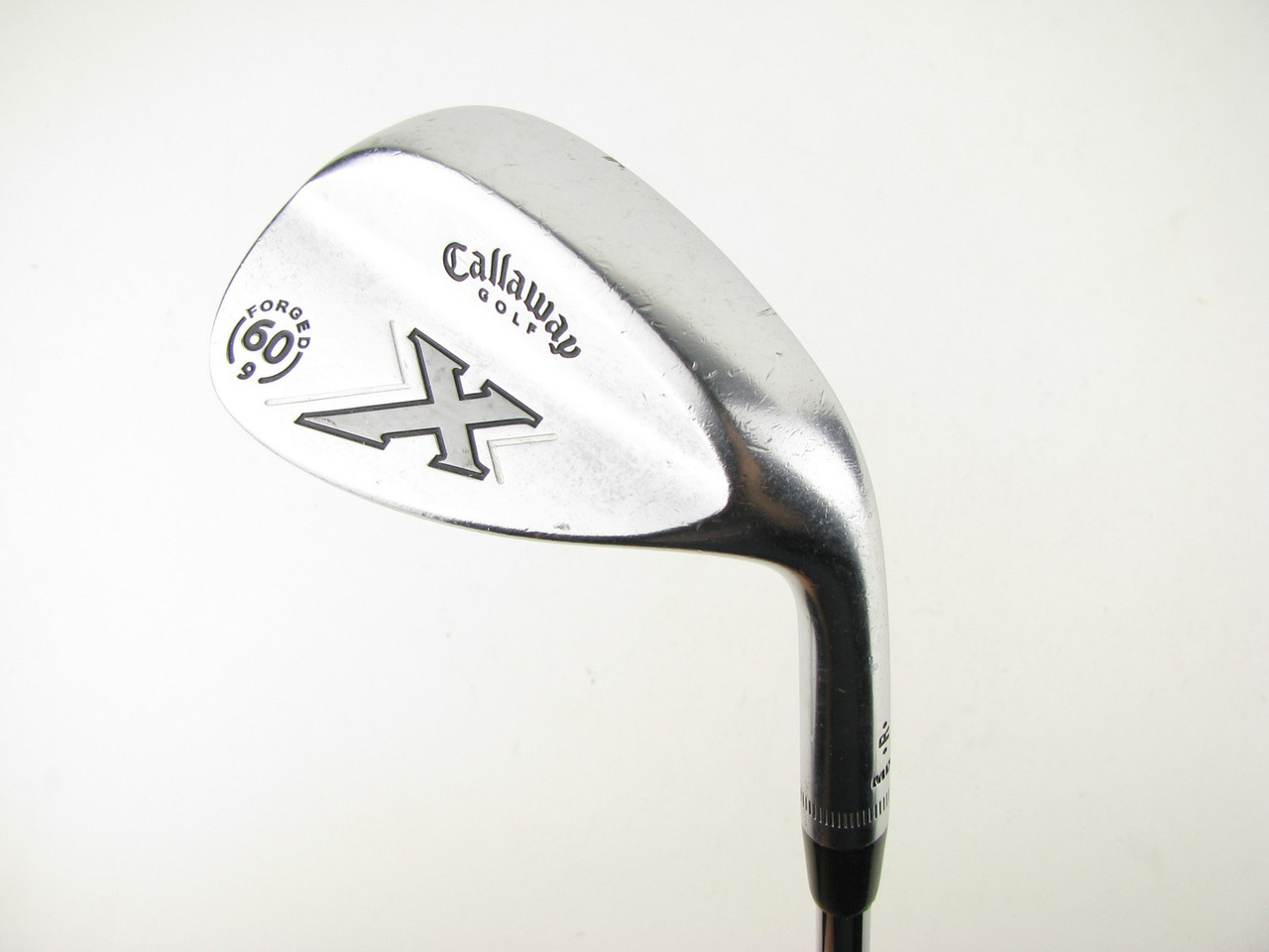 Callaway X-Forged White Chrome 60* Lob Wedge 60-09 w/ Steel Wedge Flex ...