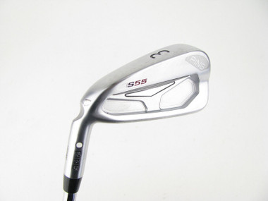 LEFT HAND Ping S55 WHITE DOT 3 iron with Steel Dynamic Gold X100 ...