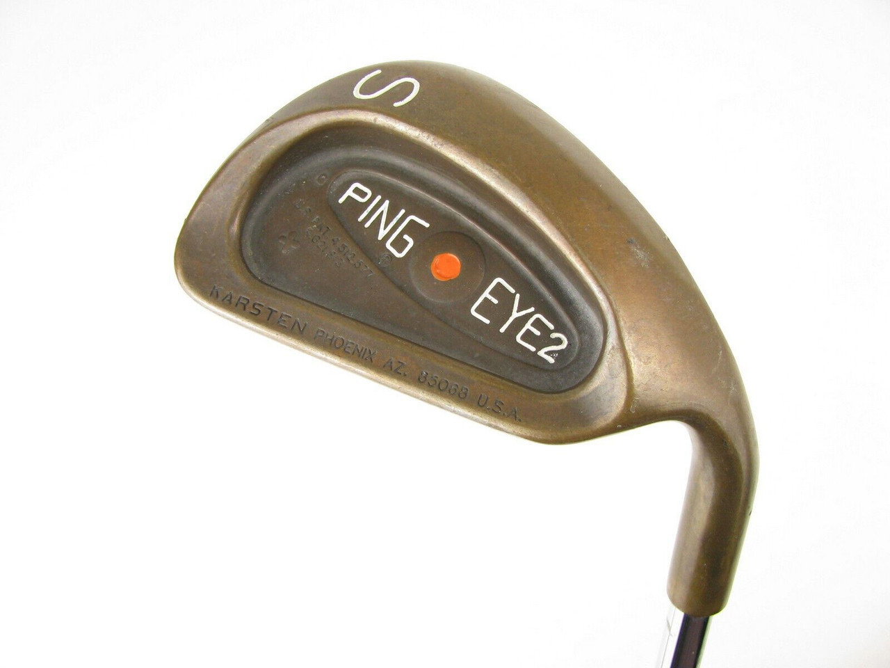 Ping Eye2+ ORANGE DOT Beryllium Copper BeCu Sand Wedge with Steel Stiff - Clubs n Covers Golf