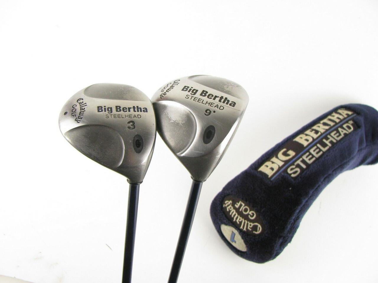 Set of 2 Callaway Big Bertha Steelhead Driver and 3 wood w/ Graphite ...