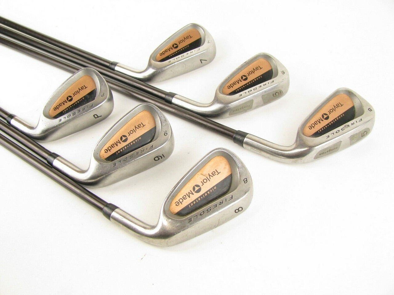 TaylorMade Firesole iron set 5-PW with Graphite Bubble S-90 Stiff ...