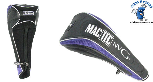 Macgregor Mac Tec NVG 2 Driver Headcover PURPLE - Clubs n Covers Golf