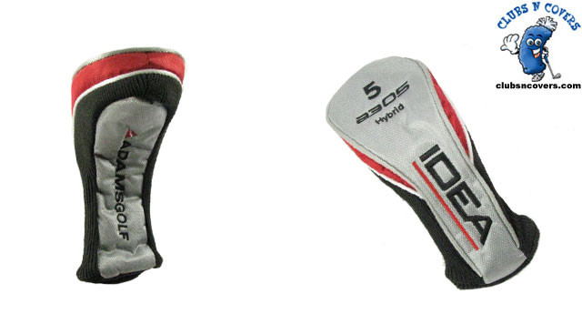 NEW Adams Idea a3OS Hybrid #5 Headcover SILVER/RED/BLACK - Clubs n ...