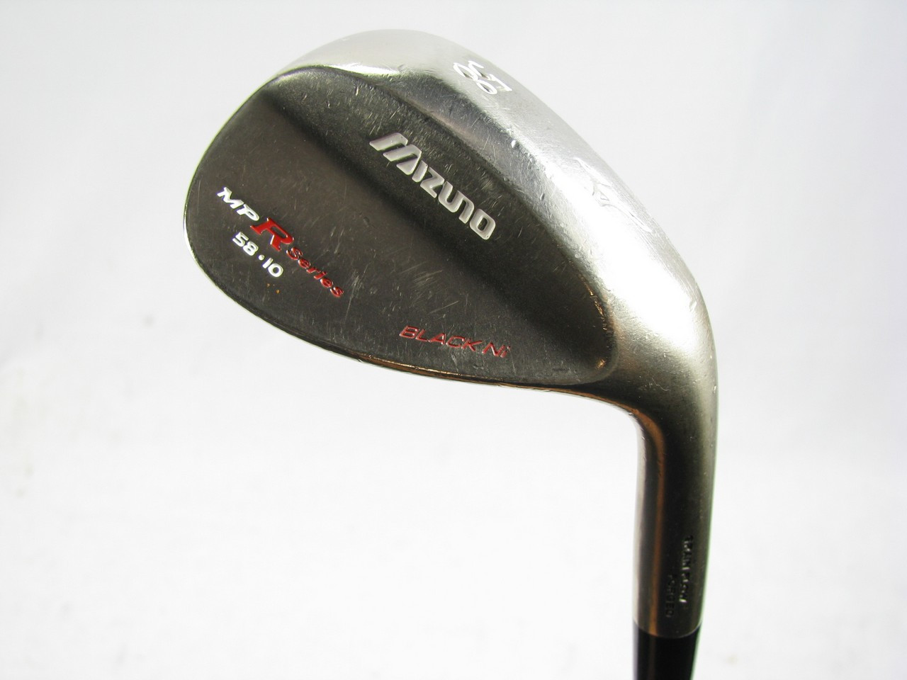 Mizuno MP R-Series Black Ni Lob Wedge 58* w/ Factory Steel Wedge Flex ...