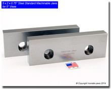 5" Vise Jaws - MonsterJaws Mfg