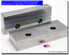 6" Vise Jaws - MonsterJaws Mfg