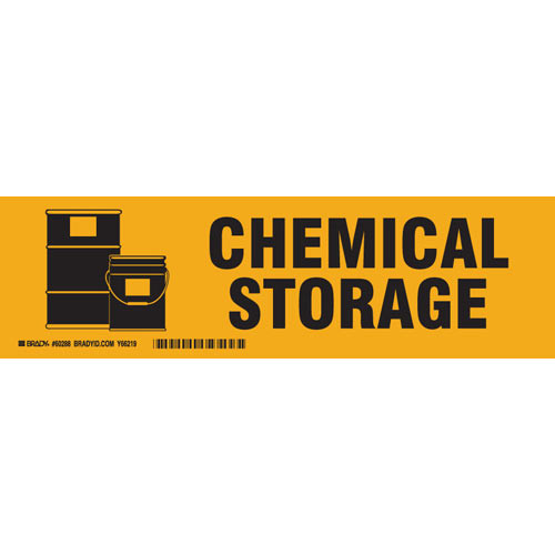 Chemical Storage Cabinet Label - Safety Emporium
