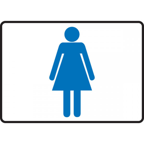 Women Only Restroom Sign