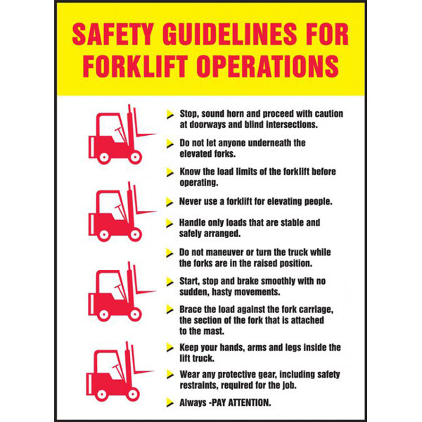 Forklift Safety Poster Safety Guidelines For Forklift Operations W forklift-safety-poster-safety-guidelines-for-forklift-operations-w