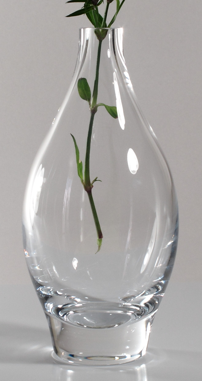 Time Tree Turkish Glass Bottle Vase H23cm D11cm 800cc - panora