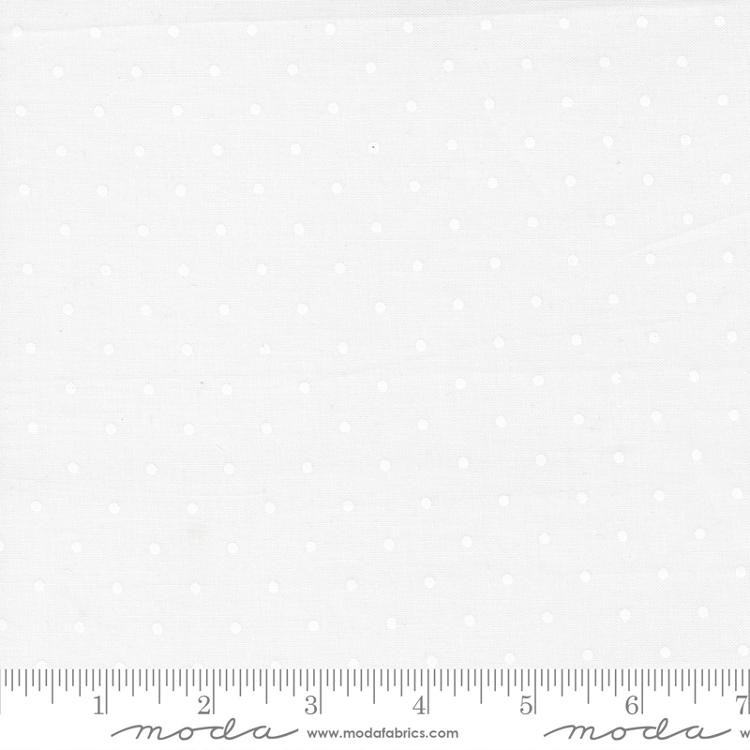 Moda Fabric - Country Rose - Lella Boutique - Magic Dots - White Cloud ...