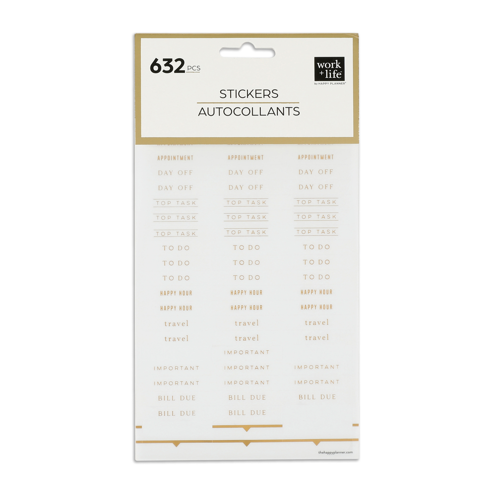 The Happy Planner - Me and My Big Ideas - Work + Life Bright Pastel ...