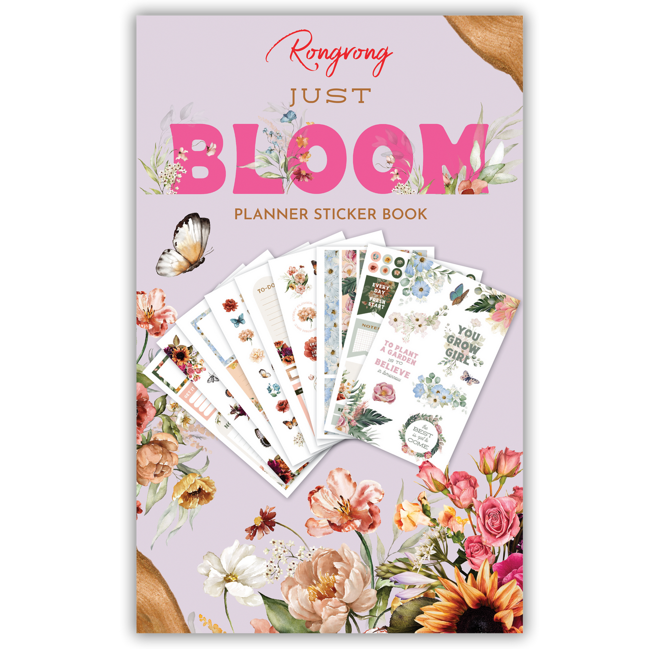 Rongrong - Just Bloom Planner Sticker Book - CarefullyCrafted