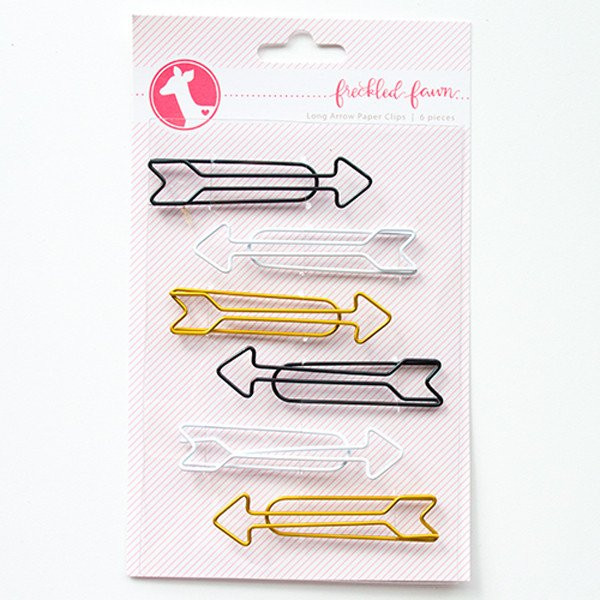 Freckled Fawn - Paper Clips - Long Classic Arrows - CarefullyCrafted