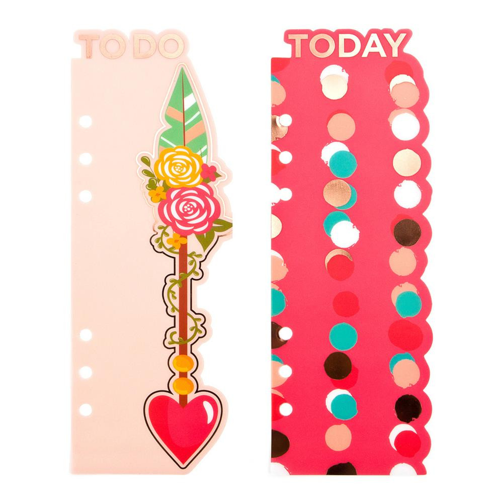 My Prima Planner - A5 Plastic Bookmark Divider - Bee Happy - Set of 2 ...