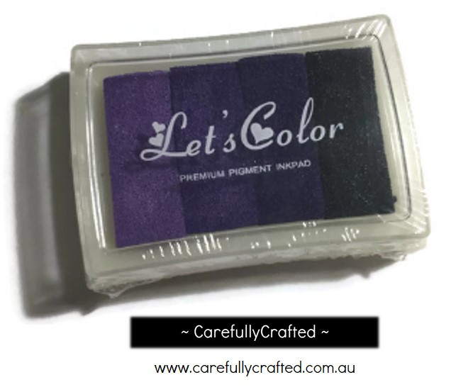Stamp Ink Pad - Purple Shades #IP-8 - CarefullyCrafted