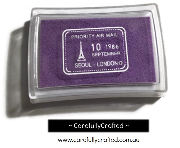 Stamp Ink Pad - Purple #IP-17 - CarefullyCrafted
