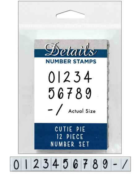 Contact USA Clickable Stamp Set - Numbers - CarefullyCrafted