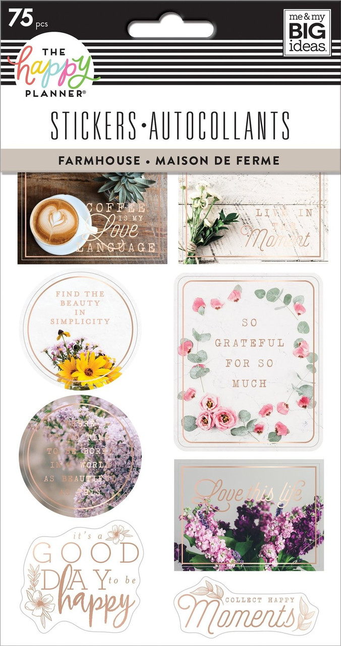 The Happy Planner - Me and My Big Ideas - Sticker Sheets - Farmhouse ...