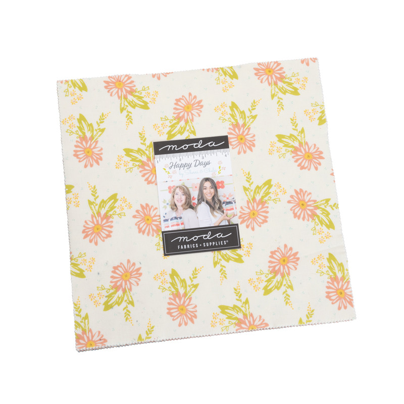 Moda Fabric Precuts Layer Cake Happy Days By Sherri And Chelsi