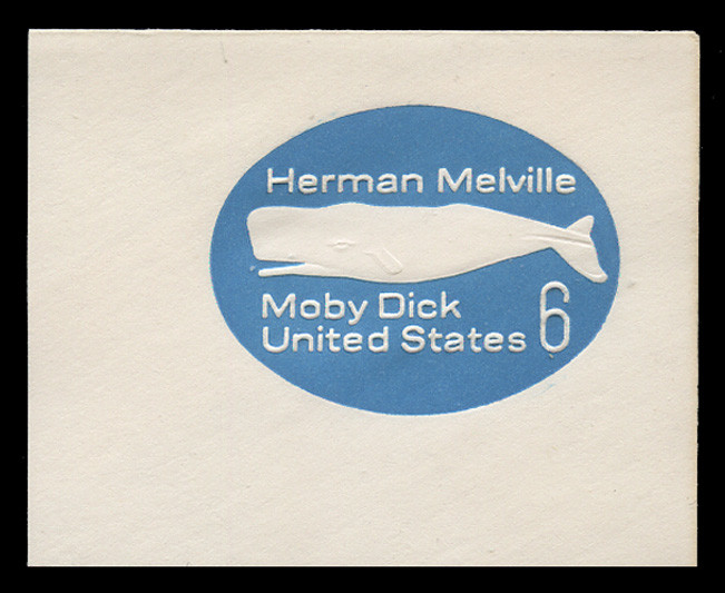 U.S. Scott # U 554 1970 6c Herman Melville, Moby Dick - Mint Full ...