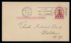 U.S. POSTAL STATIONERY - POSTAL CARDS, USED - EARLY CARDS: UX1-47 ...