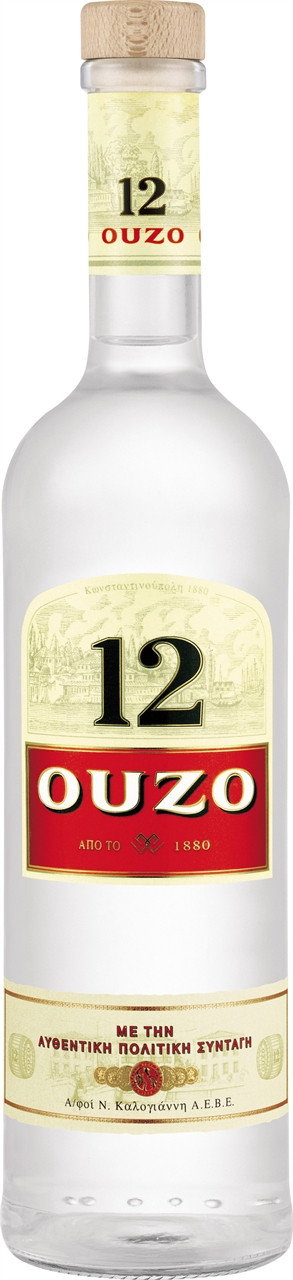 Ouzo 12 700ml - Ourcellar.com.au
