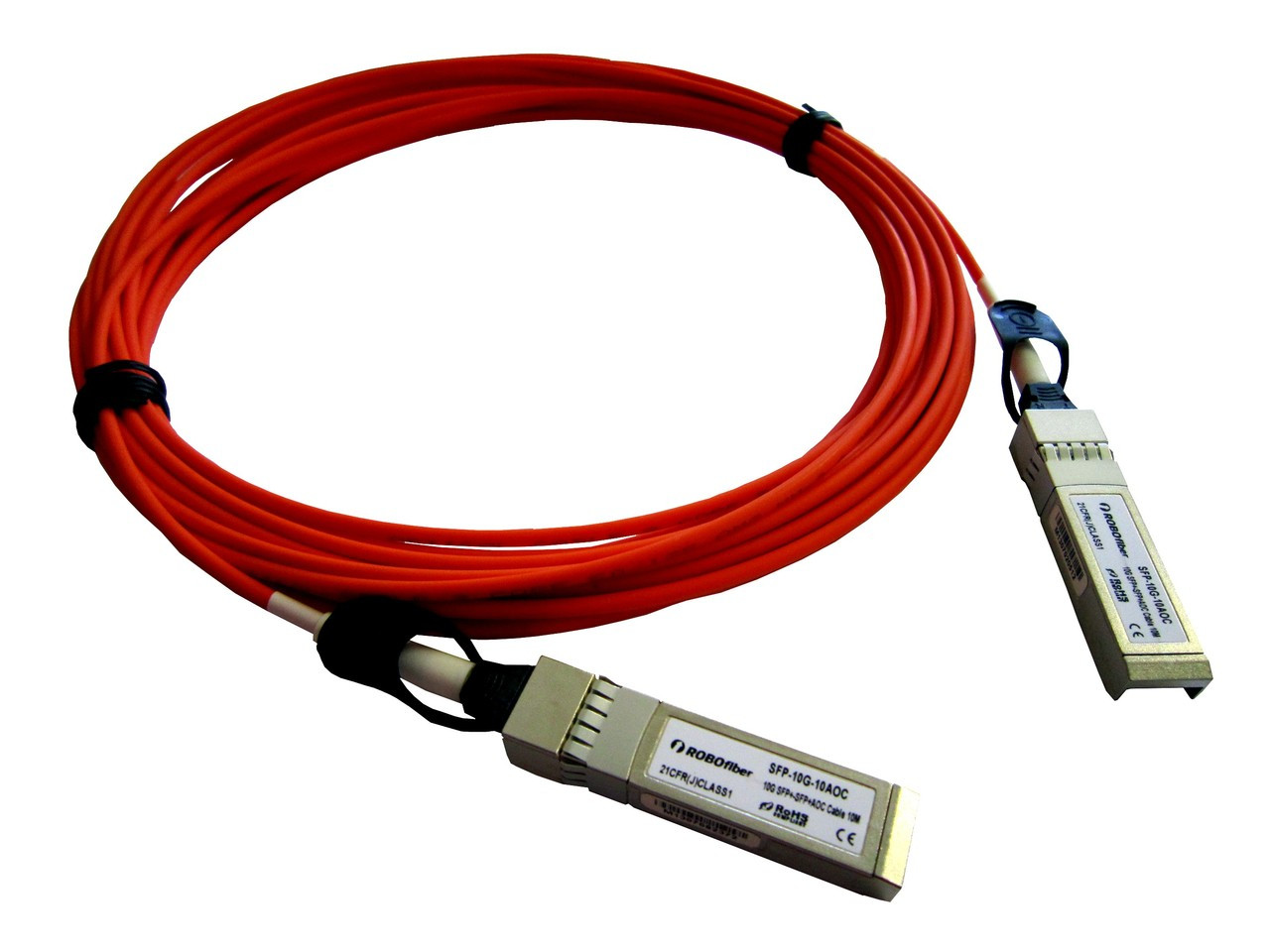 SFP+ 10G Direct Attach Cable, active, optical, 10m length