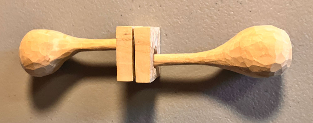 RARE - DUMBBELL CARVED WHIMSEY - Only one we've seen