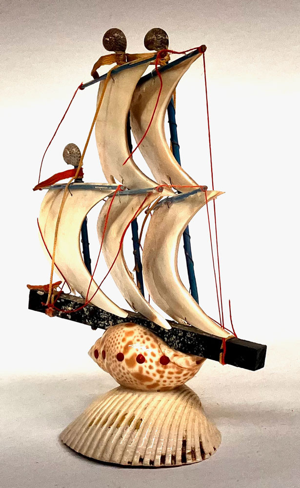 SEA SHELL SAILING SHIP